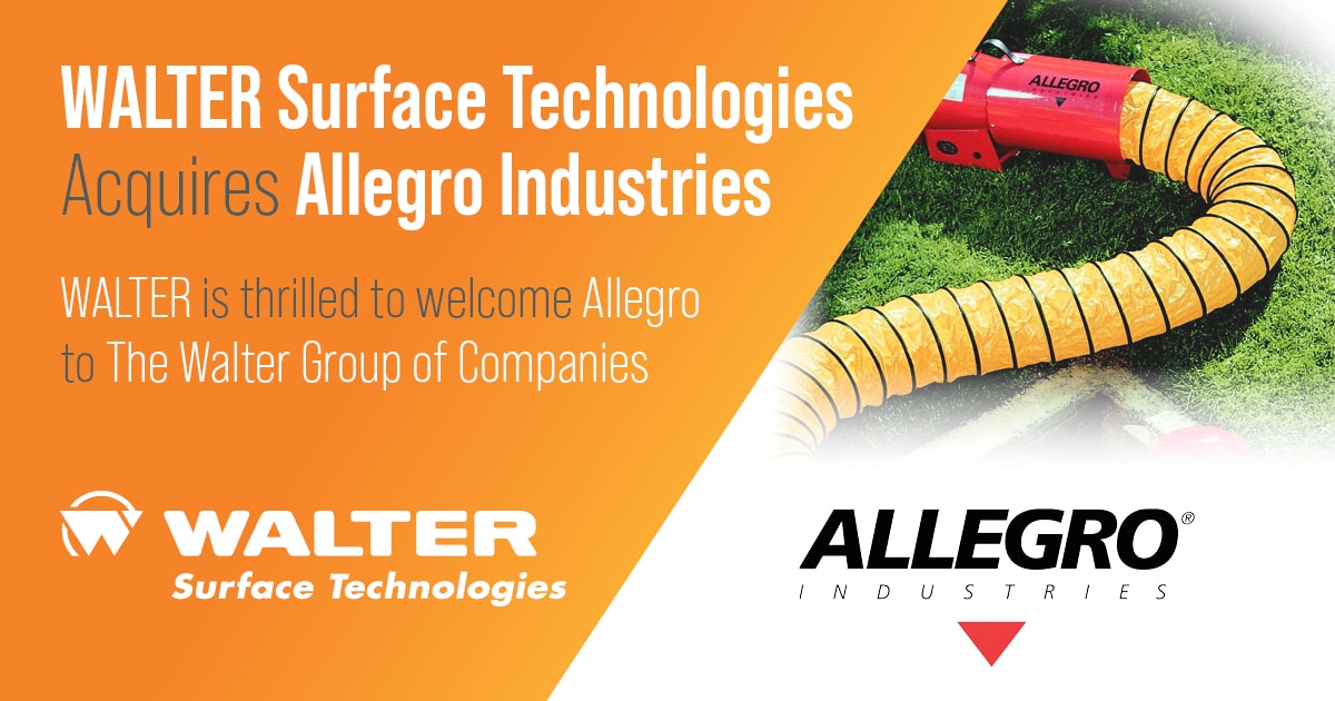Walter Surface Technologies Acquires Allegro Industries To Expand Its ...
